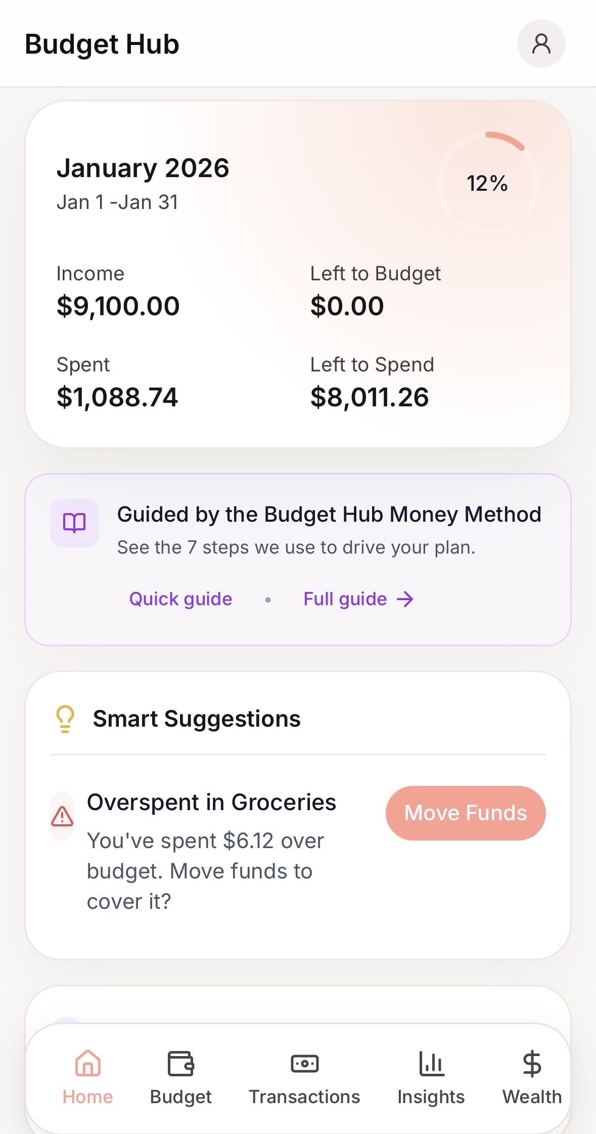 Budget Hub
